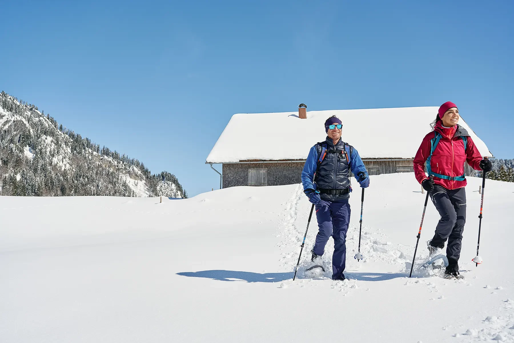 Schneeschuhwandern und Winterwandern im Bregenzerwald